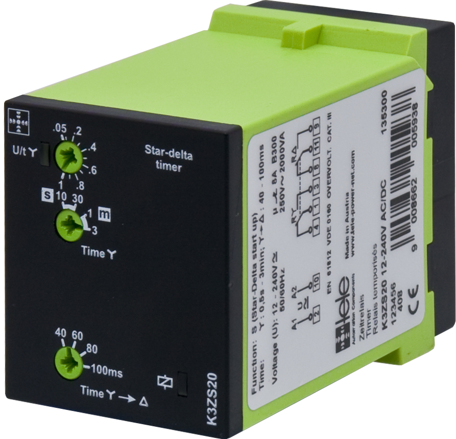 60 verschiedene Zeitrelais | Steuerrelais | Umschaltrelais | TELE Haase ...